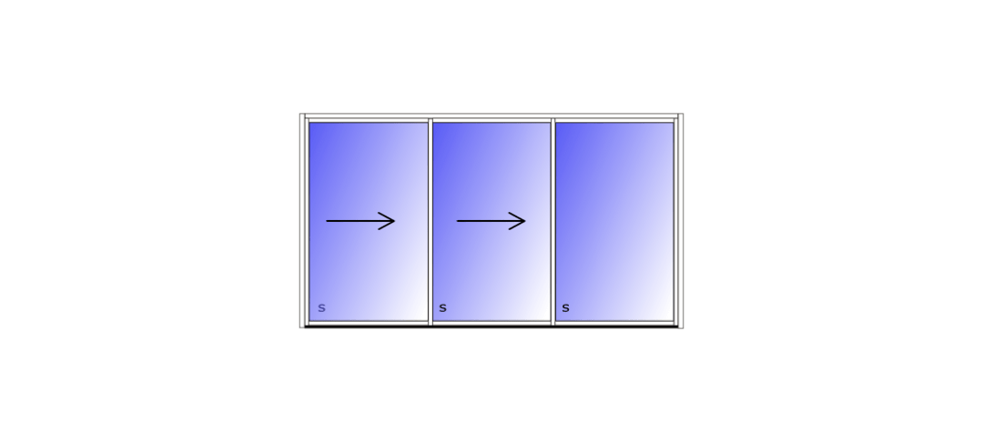 Aluminium Patio Sliding Door 3 Panel | Premium Aluminium