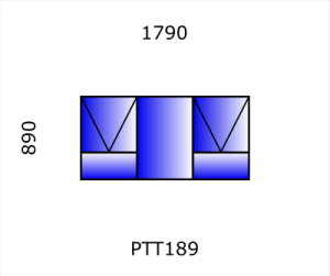 PTT189 Top Hung | Premium Aluminium