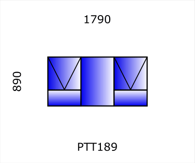 PTT189 Top Hung | Premium Aluminium