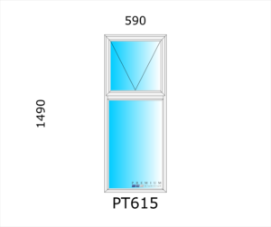 Aluminium Top Hung Window PT615 | Premium Aluminium