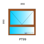 PT159 Aluminium Window | Premium Aluminium
