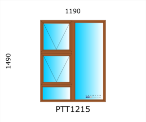 Aluminium Top Hung Window PTT1215 | Premium Aluminium