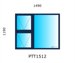 Aluminium Top Hung Window PTT1512 | Premium Aluminium