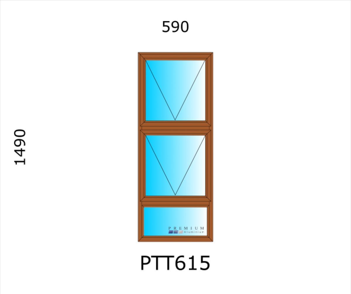 Aluminium Top Hung Window PTT615 | Premium Aluminium