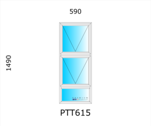 Aluminium Top Hung Window PTT615 | Premium Aluminium