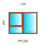 Aluminium Top Hung Window PTT1515 | Premium Aluminium