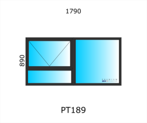 PT189 Aluminium Window | Premium Aluminium