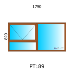 Aluminium Top Hung Window PTT1515 | Premium Aluminium