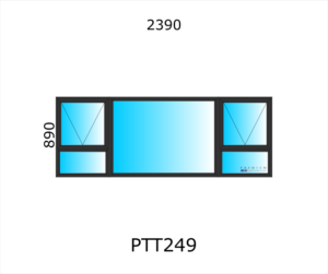 PTT249 Aluminium Window | Premium Aluminium