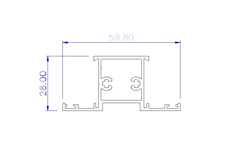 Casement 28 Mullion 28 Aluminium Section | Premium Aluminium