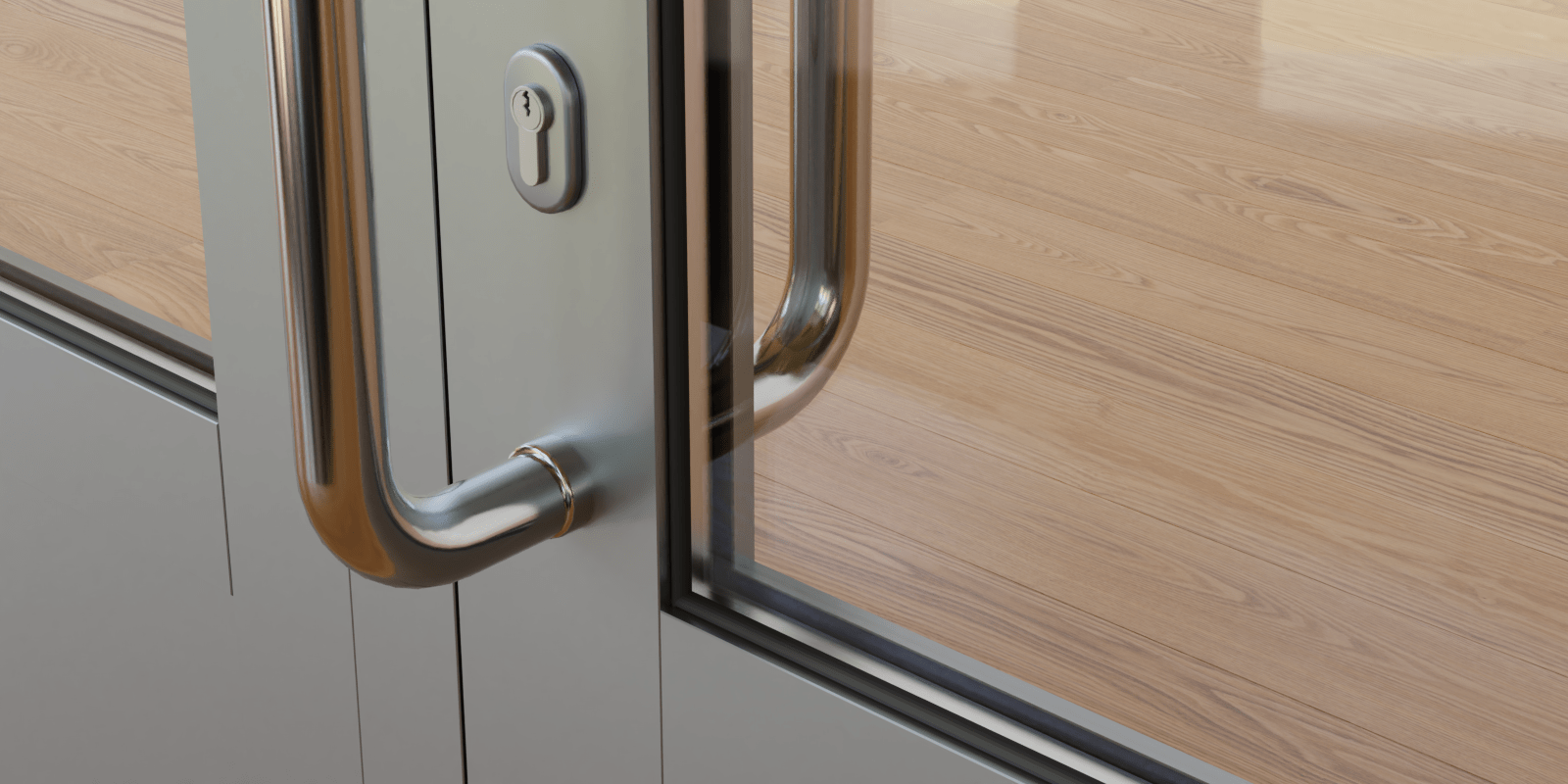 Aluminium Door handle Banner | Premium Aluminium